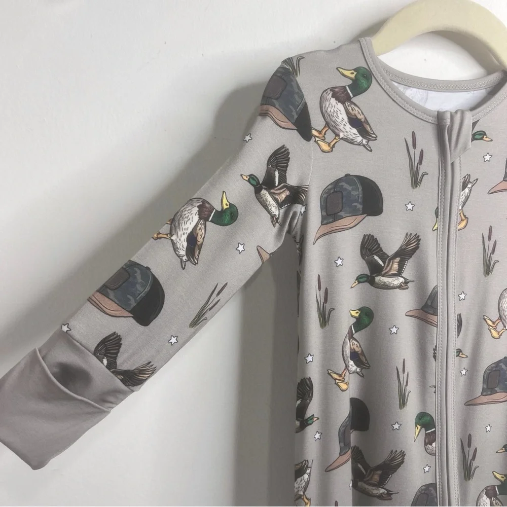 One Pieces | Whimsy Co Bamboo Duck Hunting Footless Romper Size 1824 ...
